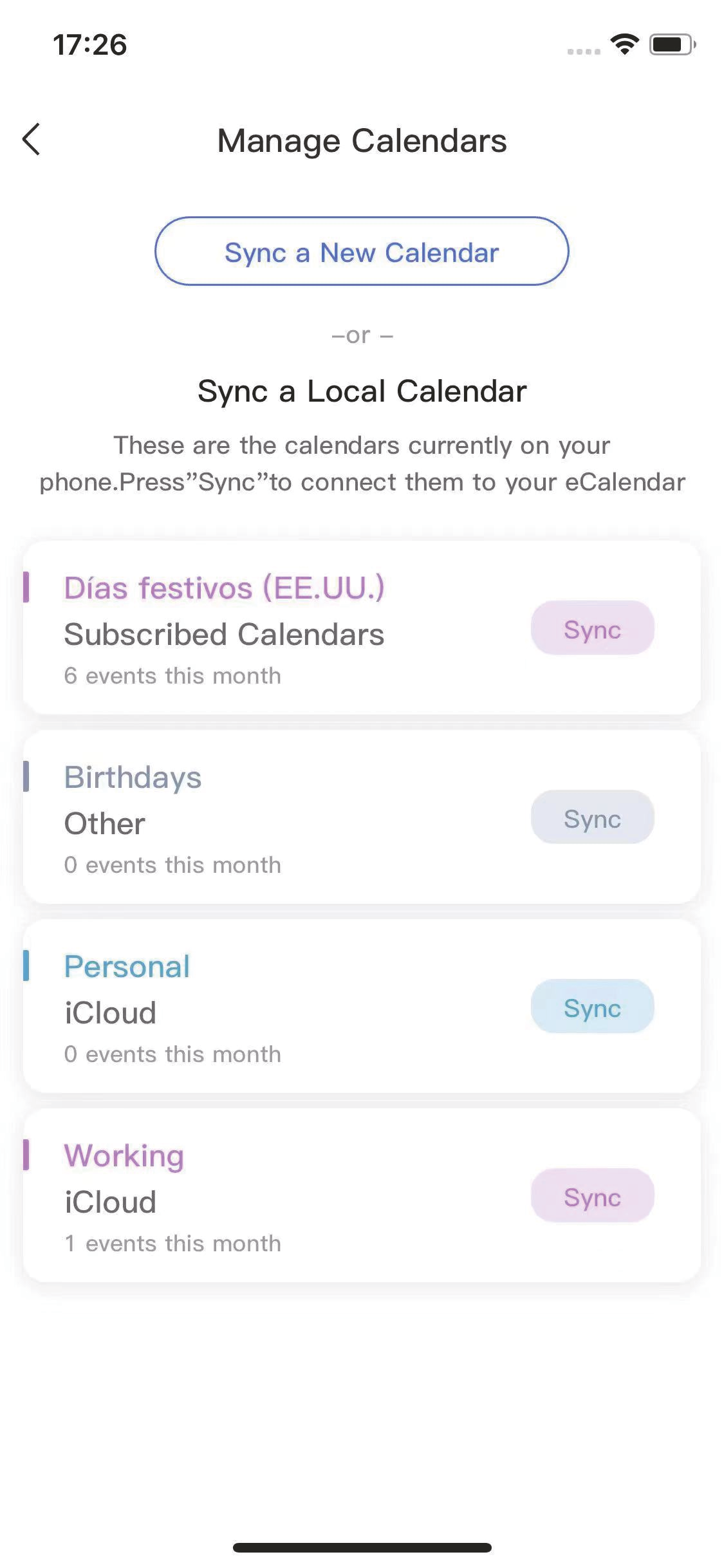 eCalendar